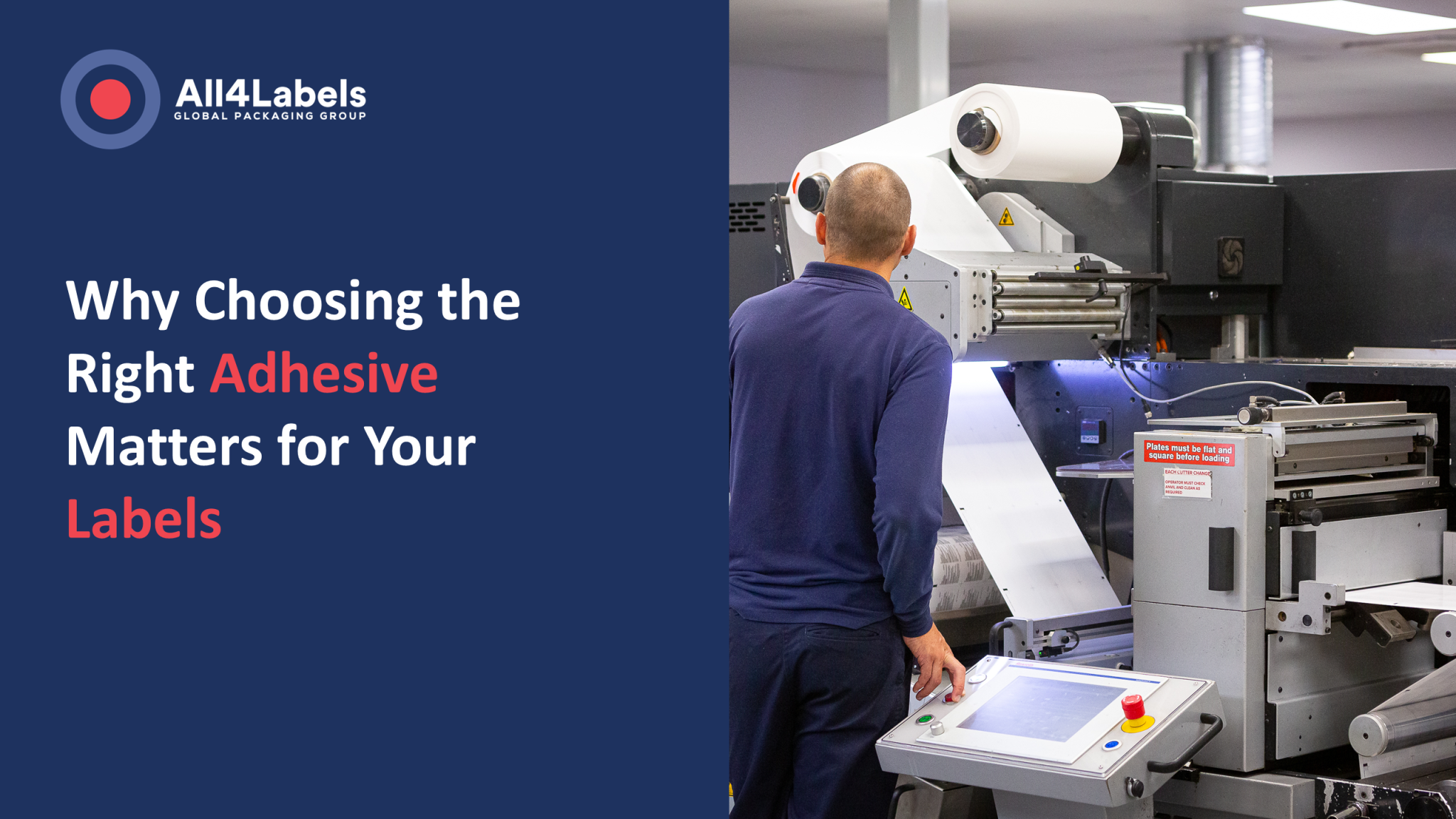 Why Choosing the Right Adhesive Matters for Your Labels - www.all4labels.uk